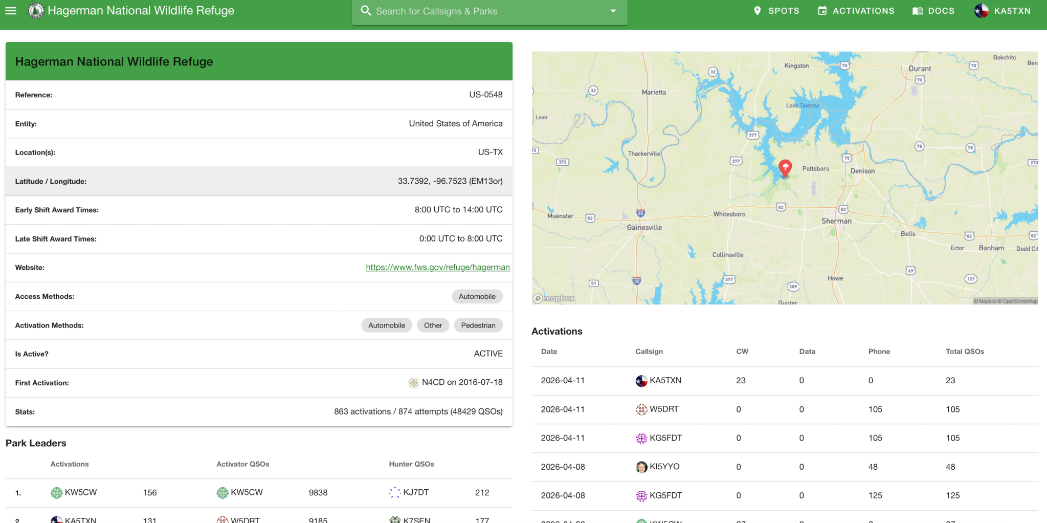 NEW POTA Map!! – DitWit Portable Radio
